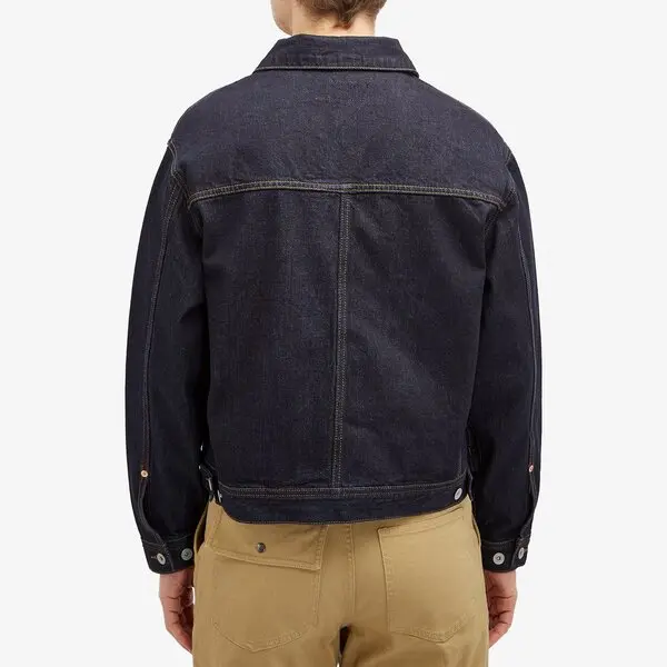 Uniform Bridge Type-1 Denim Trucker Jacket In One Washed - 40% Off